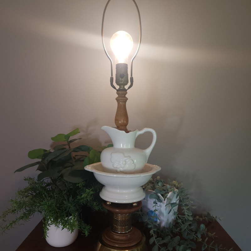 Pitcher Lamp - Etsy