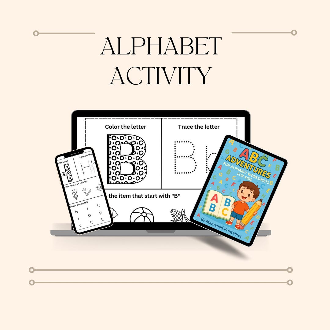 ABC Adventures: Fun Alphabet Worksheets for Kids | Preschool Learning ...