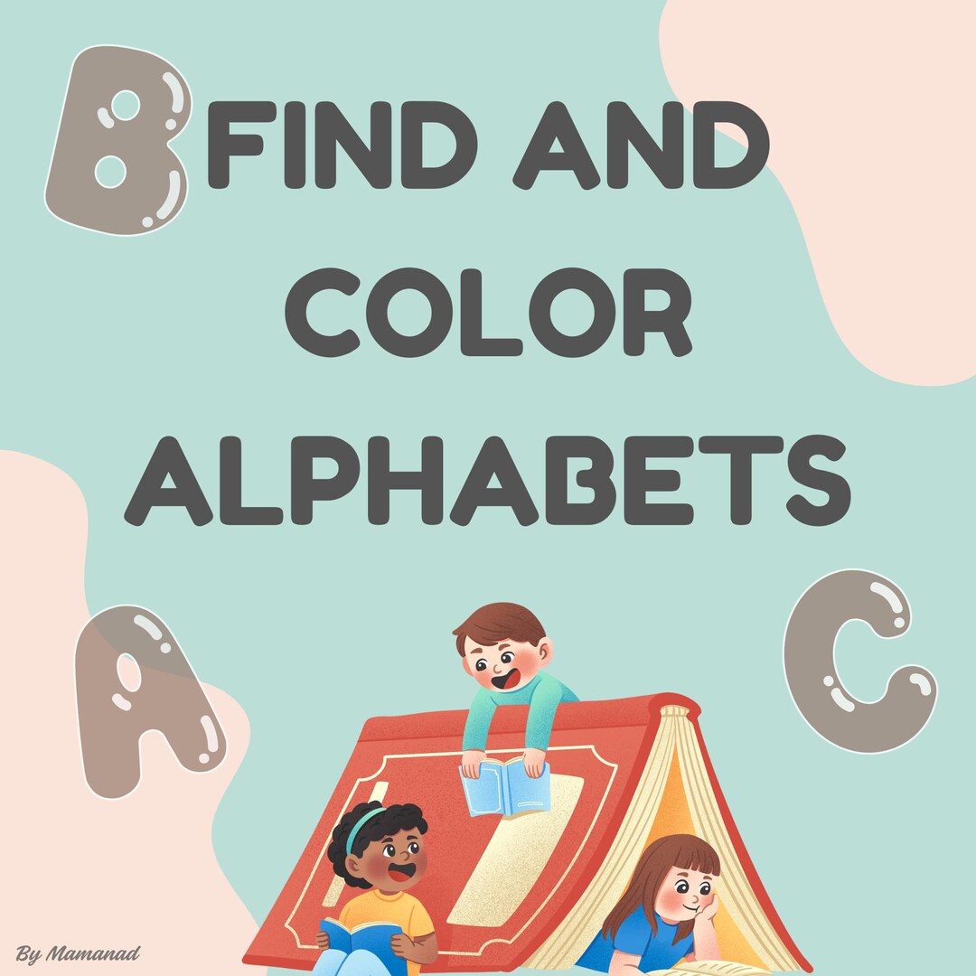 Find and Color Alphabet Worksheet | Fun Printable Activity for Kids ...