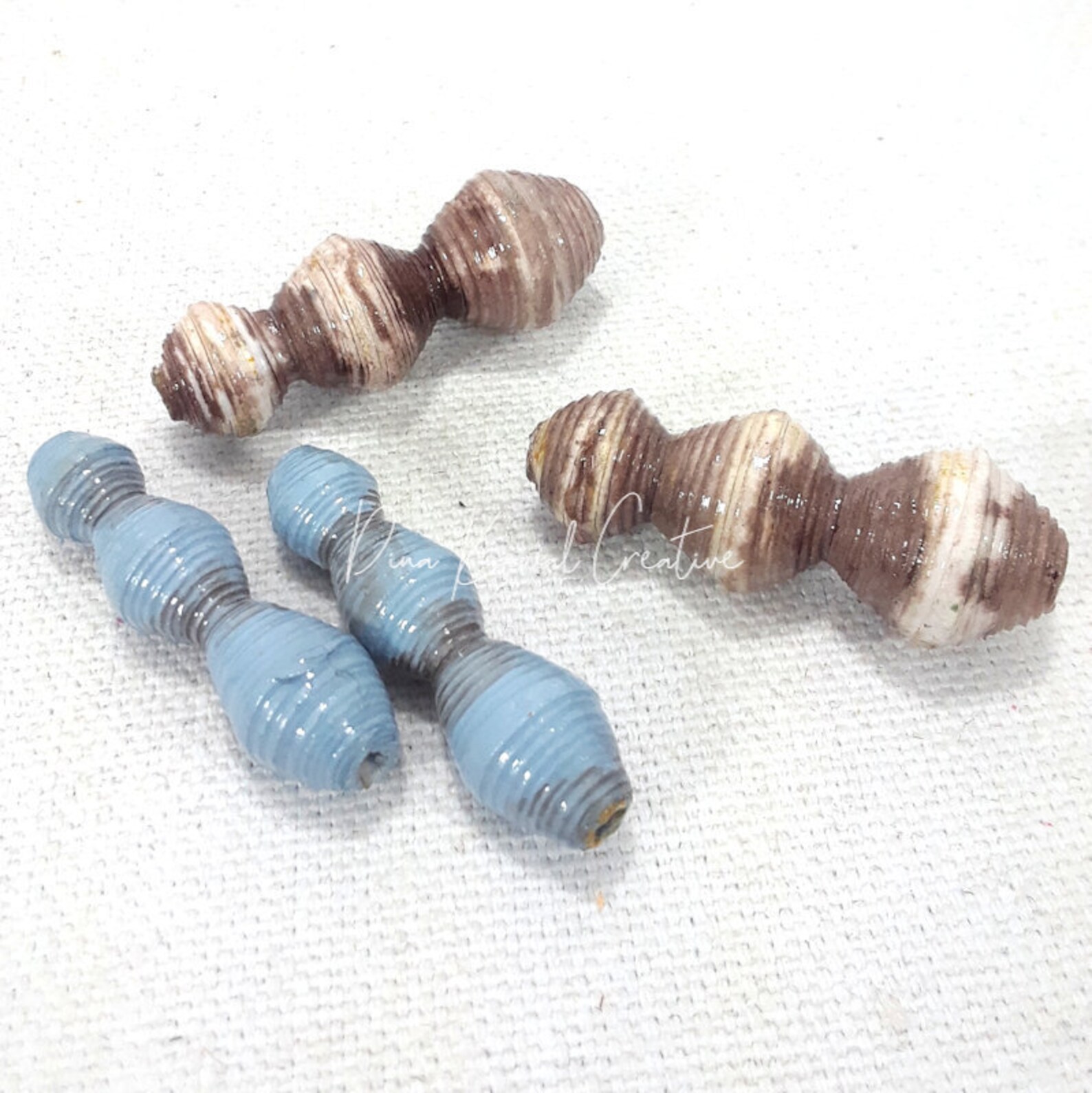 Paper Bead Cut File Template - Svg Fcm Pdf - Double & Triple Bicone ...