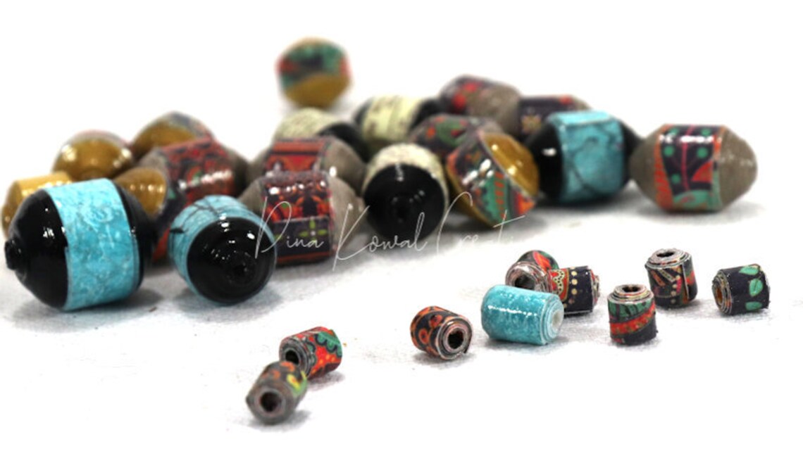 Paper Bead Cut File Template Svg Fcm Pdf Two-step Taper - Etsy