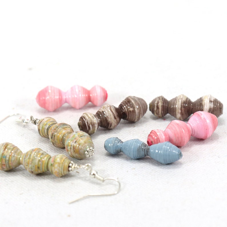 Paper Bead Cut File Template - Svg Fcm Pdf - Double & Triple Bicone ...