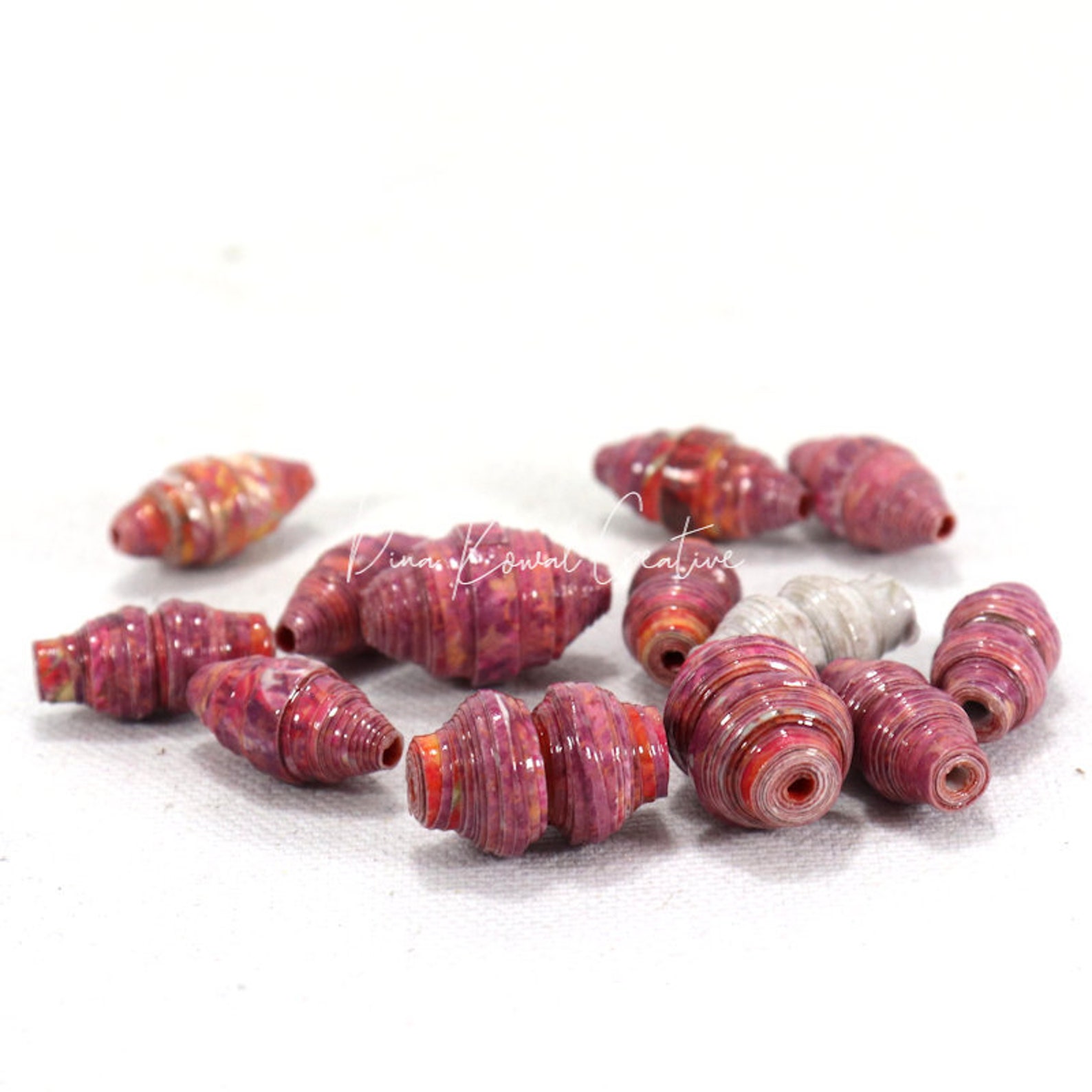 Paper Bead Cut File Template Svg Fcm Pdf Bamboo Bead 3 | Etsy