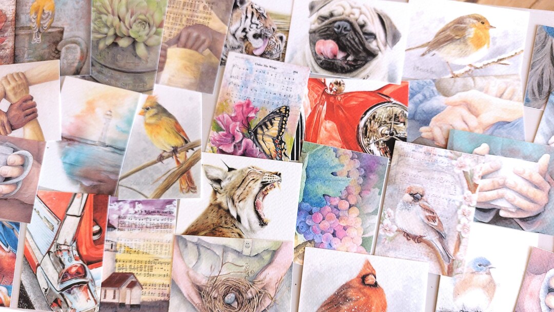 ACEO Artist Trading Card Size Prints of My Original Art - Etsy