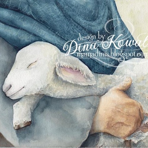 Mama and Baby Sheep Lamb Watercolor Print - Etsy