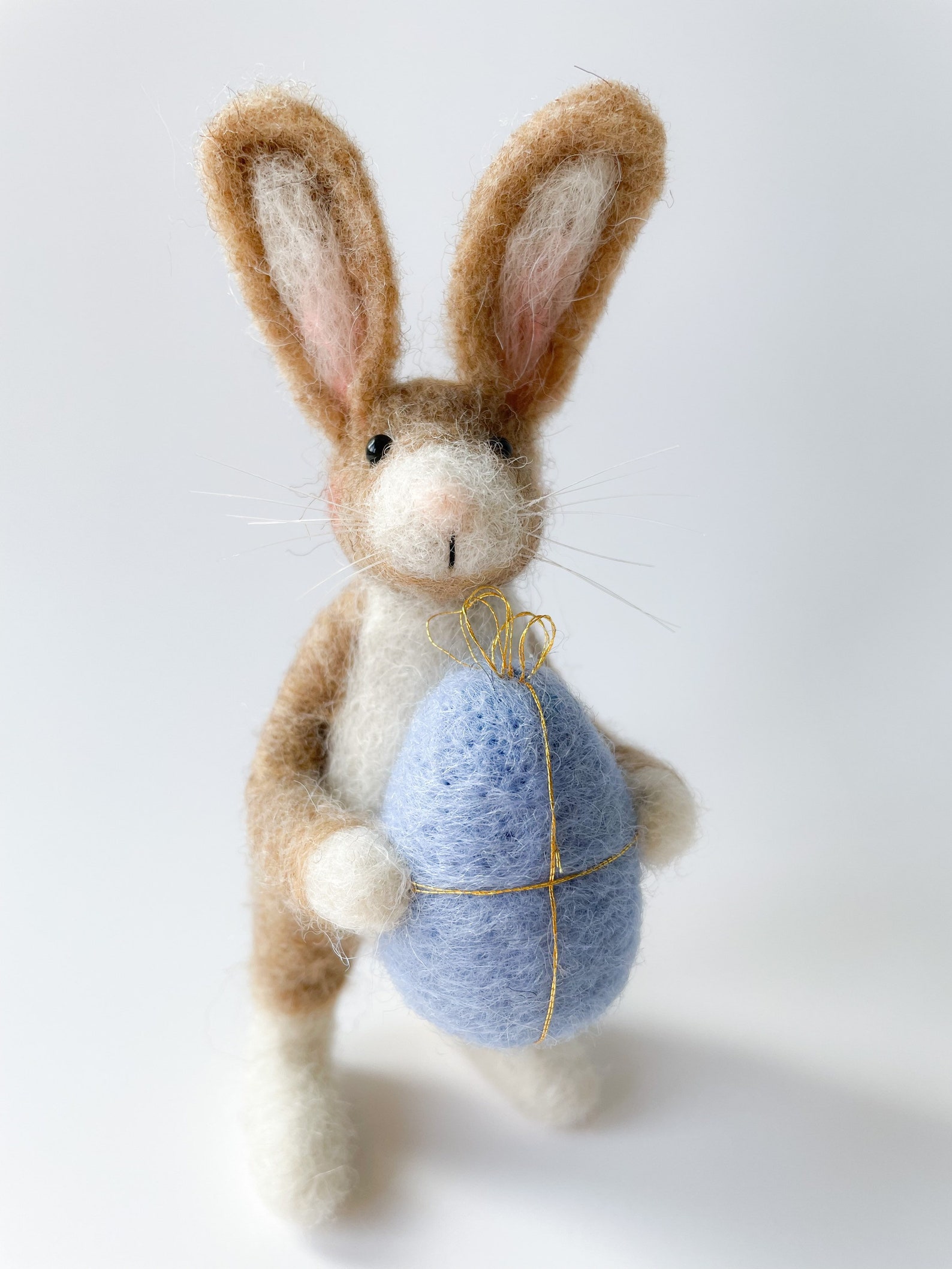 Mini Rabbit Figurine Felt Rabbit Ornament Custom Felt Pet | Etsy