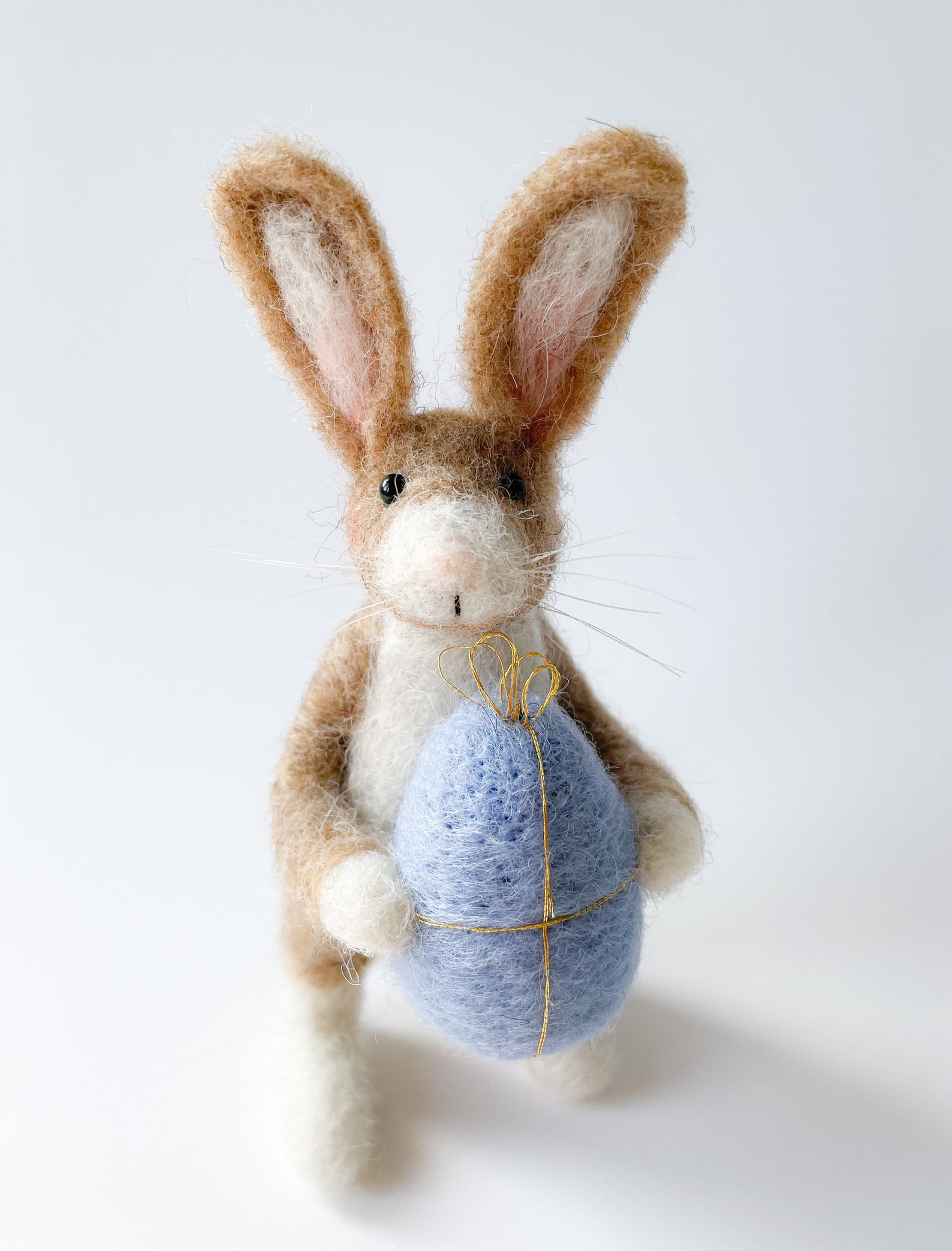 Mini Rabbit Figurine Felt Rabbit Ornament Custom Felt Pet | Etsy