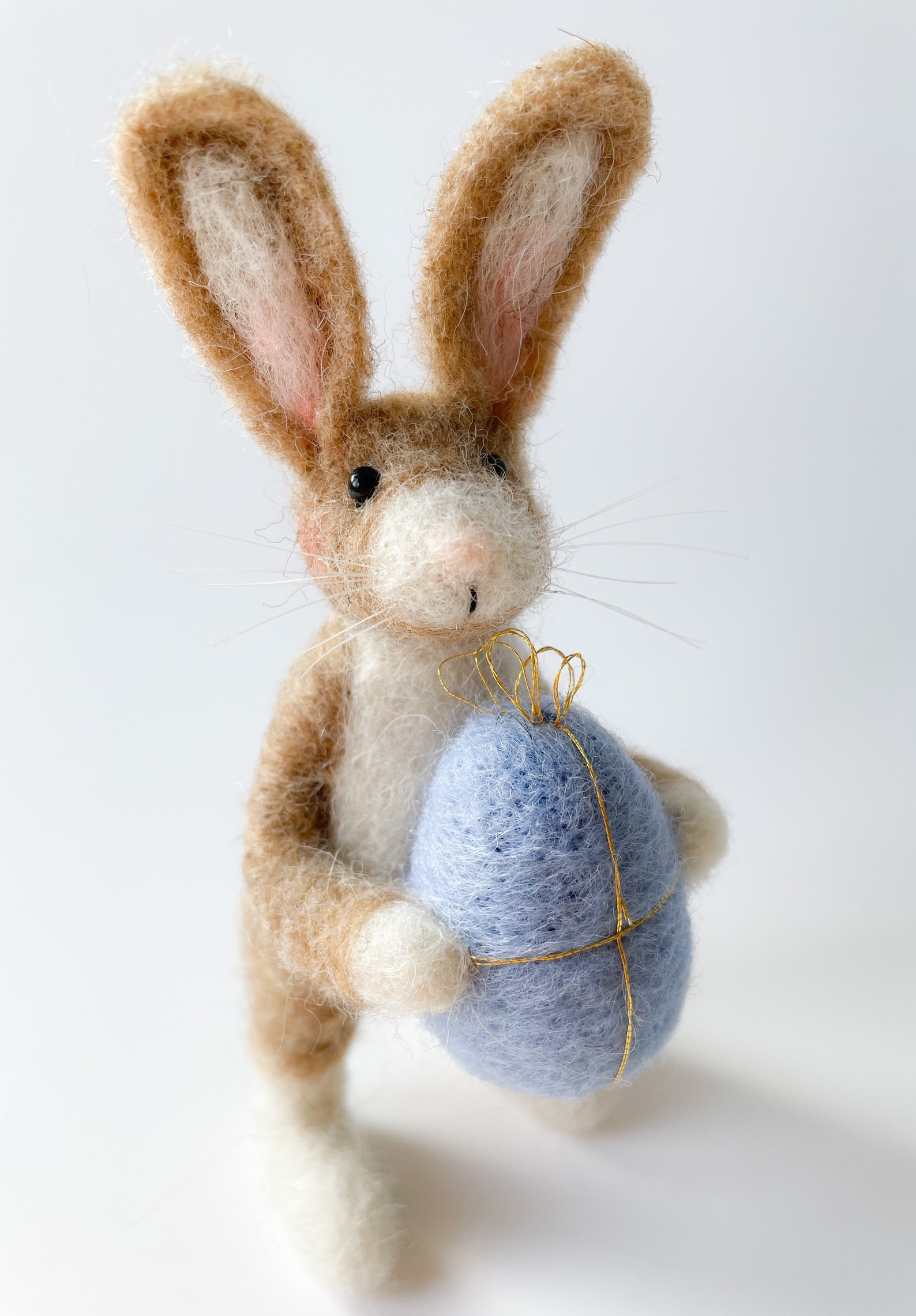 Mini Rabbit Figurine Felt Rabbit Ornament Custom Felt Pet | Etsy