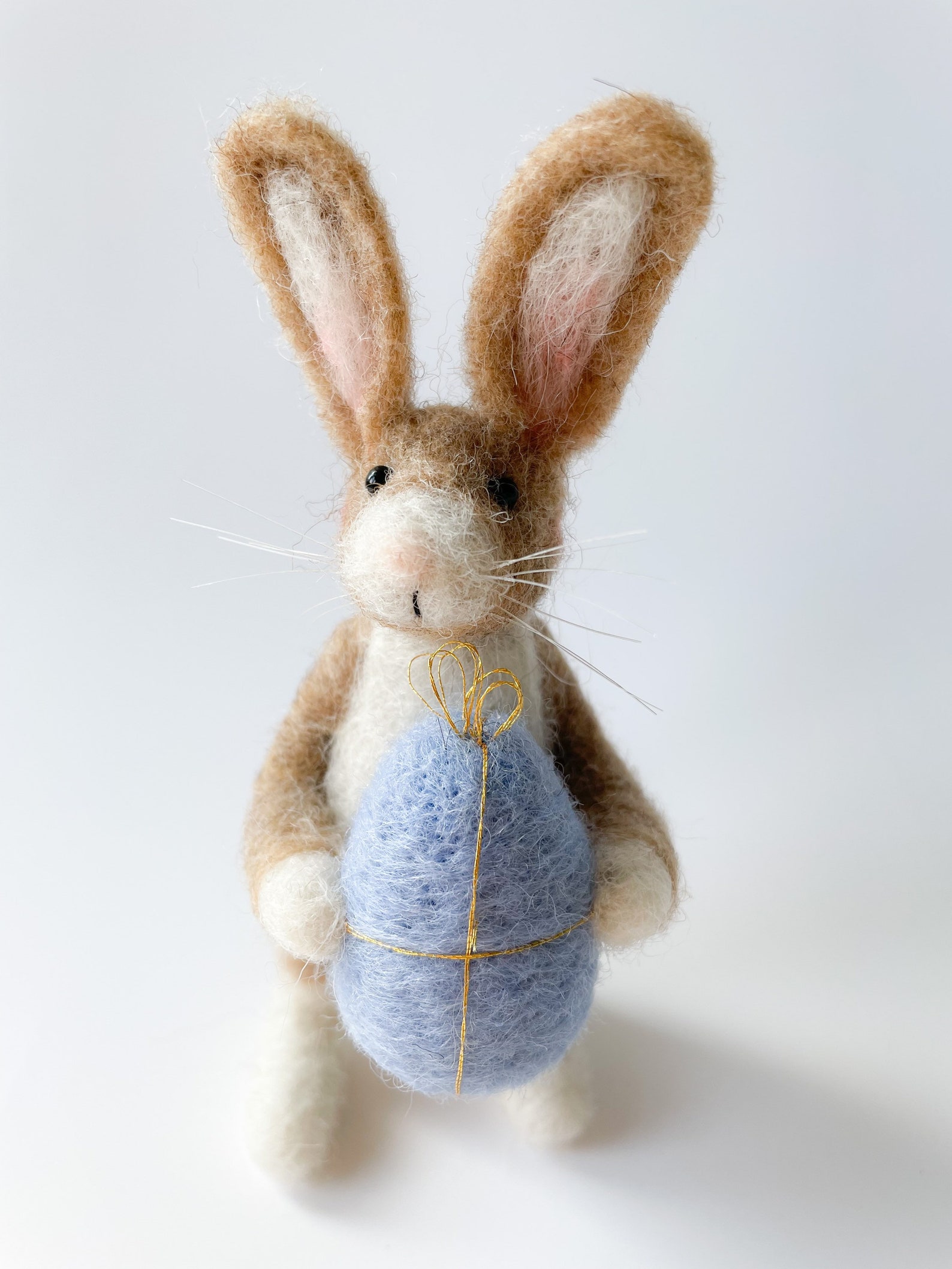 Mini Rabbit Figurine Felt Rabbit Ornament Custom Felt Pet | Etsy