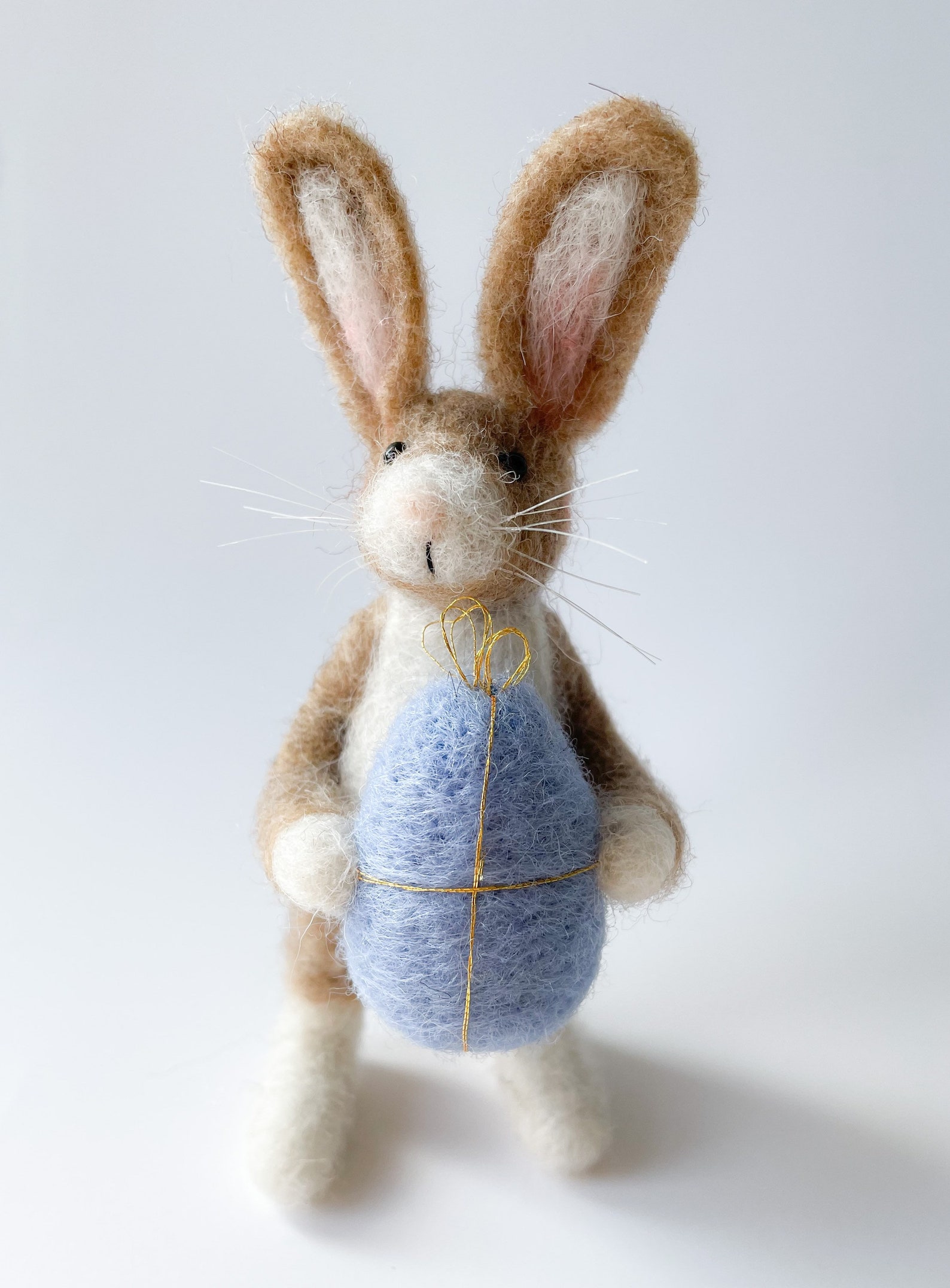 Mini Rabbit Figurine Felt Rabbit Ornament Custom Felt Pet | Etsy