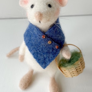 Handmade Needle Felted Mice , Whimsical Gifts , Adorable Decor and ...