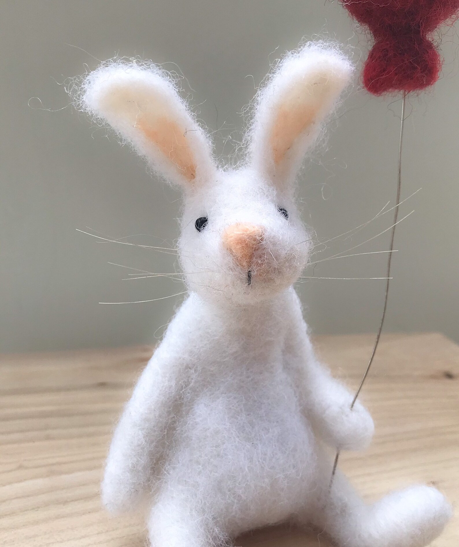 Needle Felted Animal Needle Felted Rabbit Easter Spring | Etsy