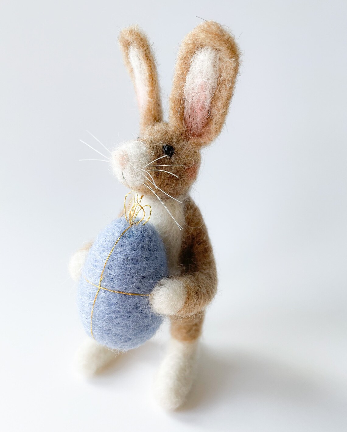 Mini Rabbit Figurine Felt Rabbit Ornament Custom Felt Pet | Etsy