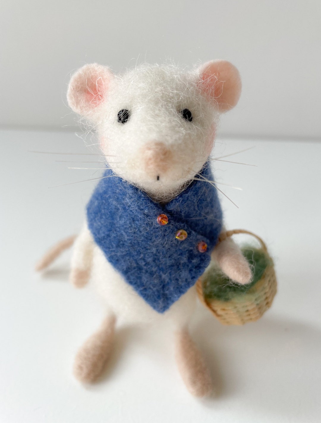 Handmade Needle Felted Mice , Whimsical Gifts , Adorable Decor and ...