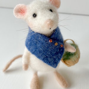 Handmade Needle Felted Mice , Whimsical Gifts , Adorable Decor and ...