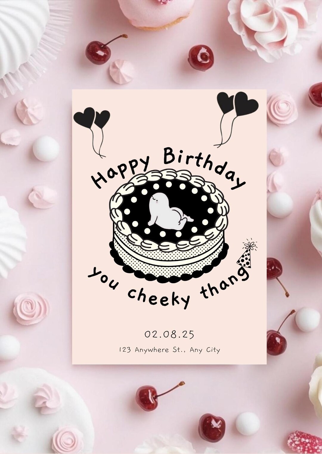 You Cheeky Thang - Birthday Card - Etsy
