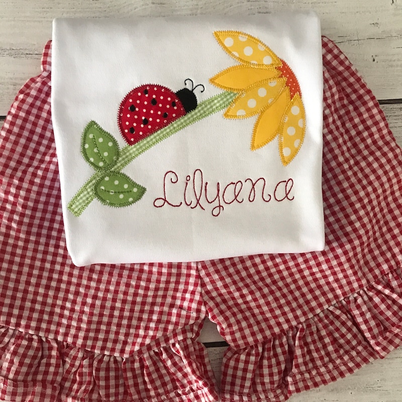 Ladybug Applique - Etsy