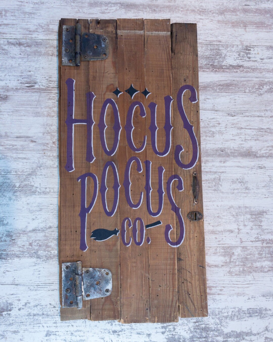 Hocus Pocus Co. Sign, Witch Broom Sign, Farm House Halloween, Halloween ...