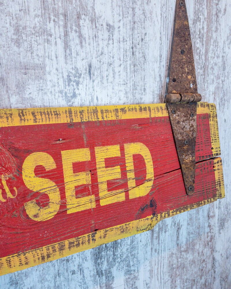 Feed and Seed Sign, Dry Goods Sign, Farmers Market Sign, Produce Stand ...
