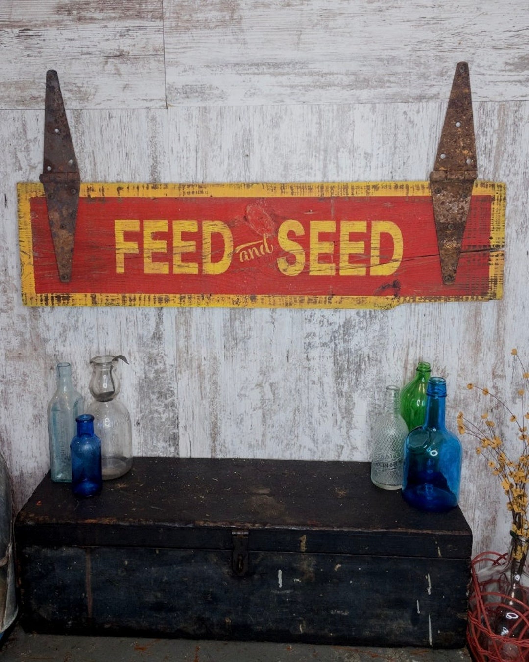 Feed and Seed Sign, Dry Goods Sign, Farmers Market Sign, Produce Stand ...