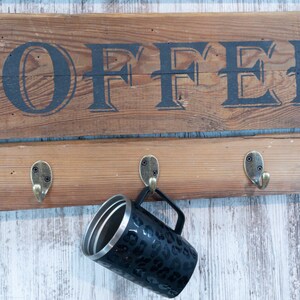 Coffee Bar Sign, Fresh Grounds Coffee Sign, Coffee Tea Cocoa Bar Large ...
