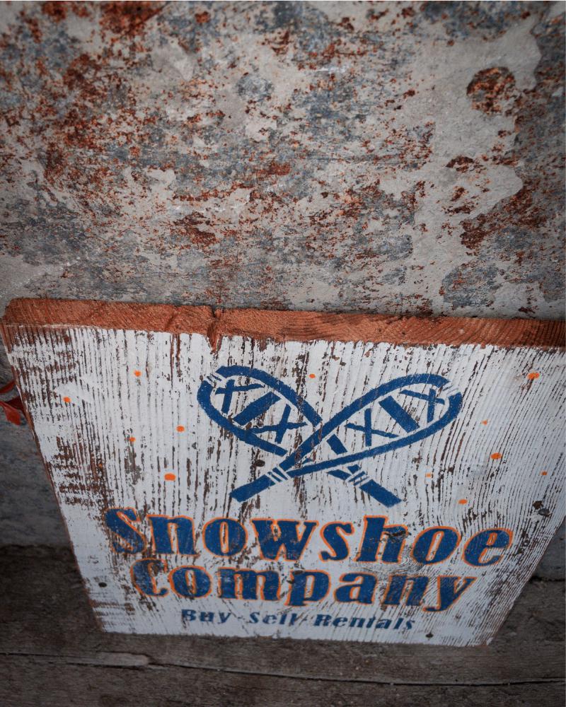 Snowshoe Company Wood Sign, Christmas Decoration, Santa Claus Decor ...