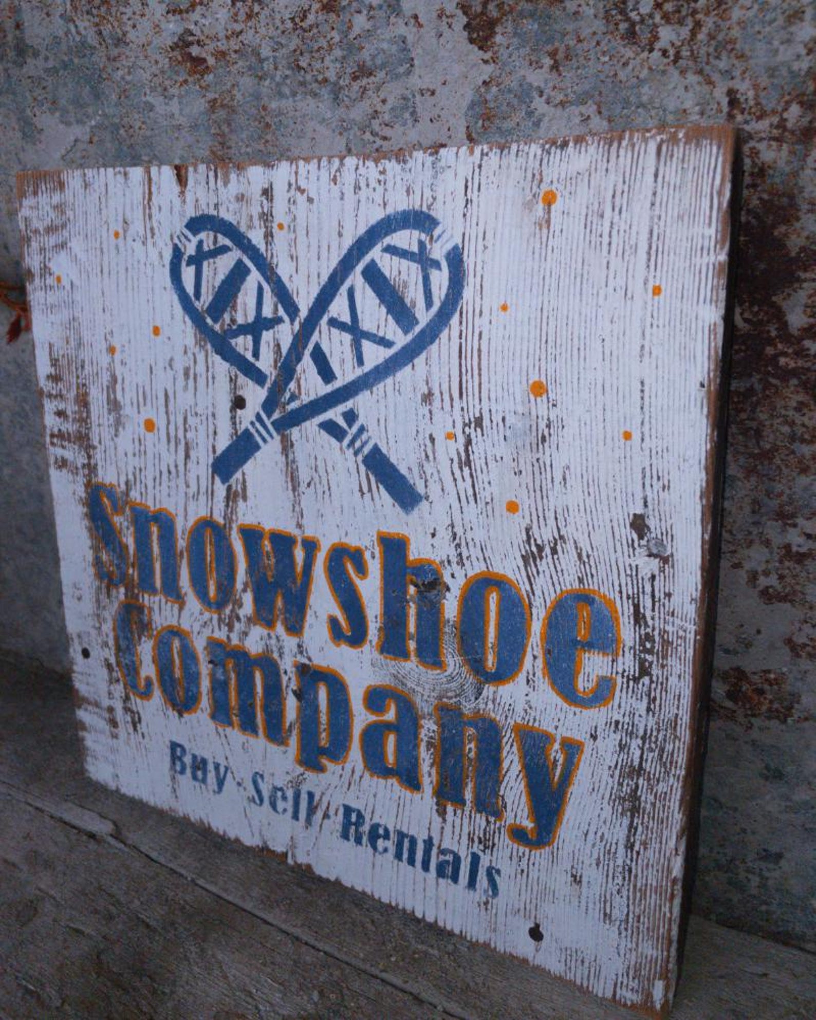 Snowshoe Company Wood Sign, Christmas Decoration, Santa Claus Decor ...