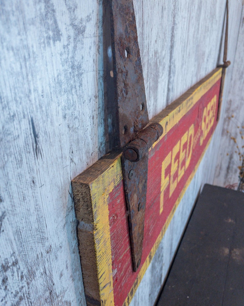 Feed and Seed Sign, Dry Goods Sign, Farmers Market Sign, Produce Stand ...