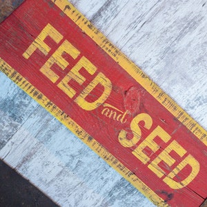 Feed and Seed Sign, Dry Goods Sign, Farmers Market Sign, Produce Stand ...