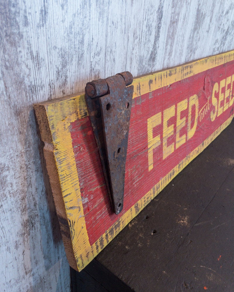 Feed and Seed Sign, Dry Goods Sign, Farmers Market Sign, Produce Stand ...