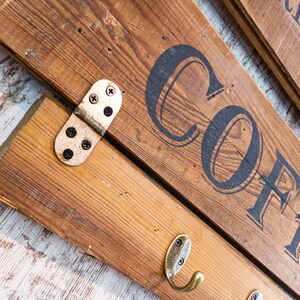Coffee Bar Sign, Fresh Grounds Coffee Sign, Coffee Tea Cocoa Bar Large ...