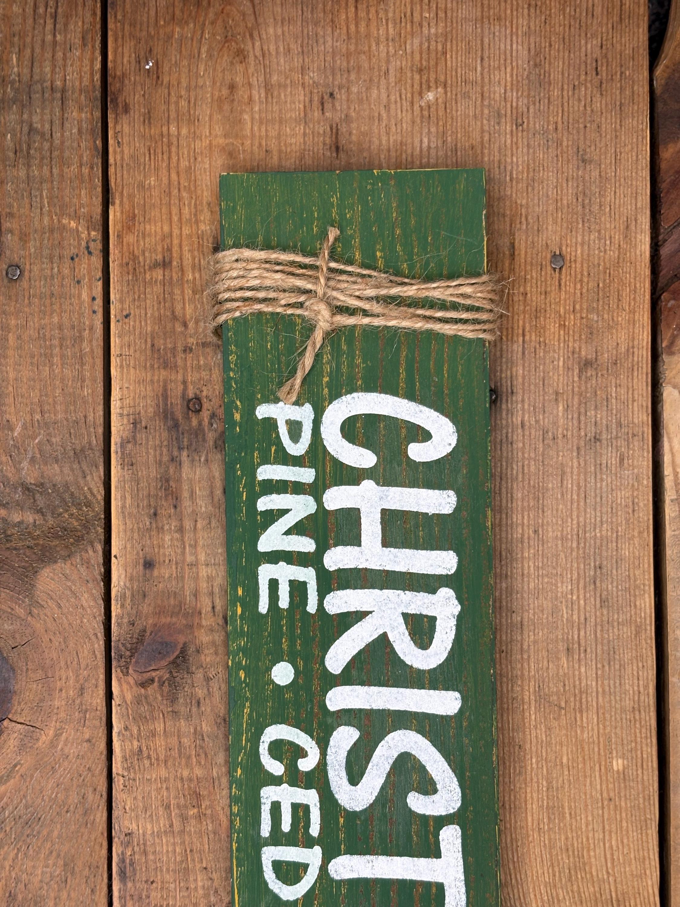 Christmas Tree Sign, Christmas Rustic Sign, Holiday Home Decor, Merry ...