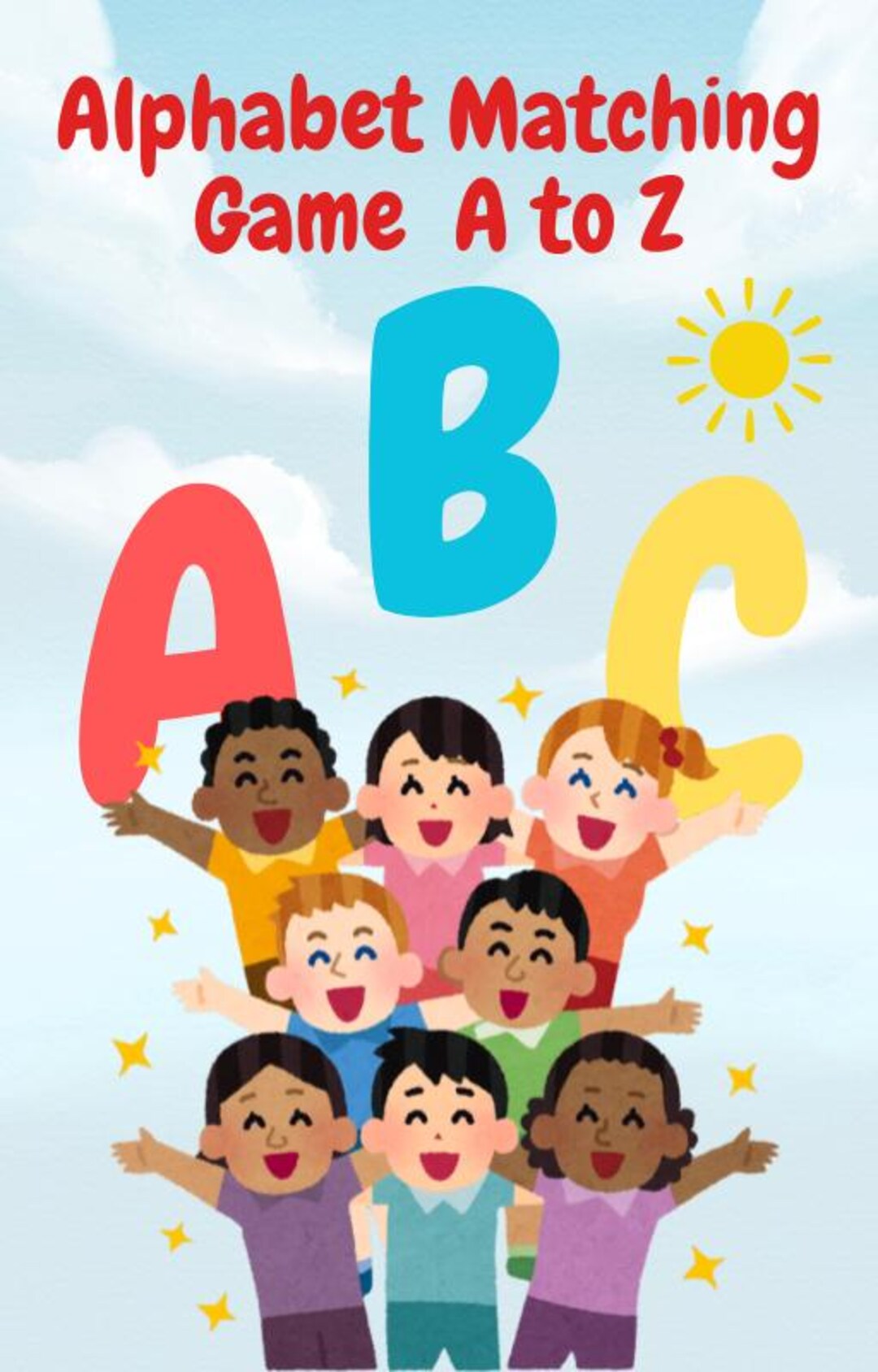 Alphabet Matching Game A–Z Printable - Etsy