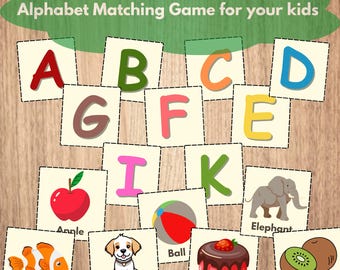 Preschool / Kindergarten Letter Matching - Etsy