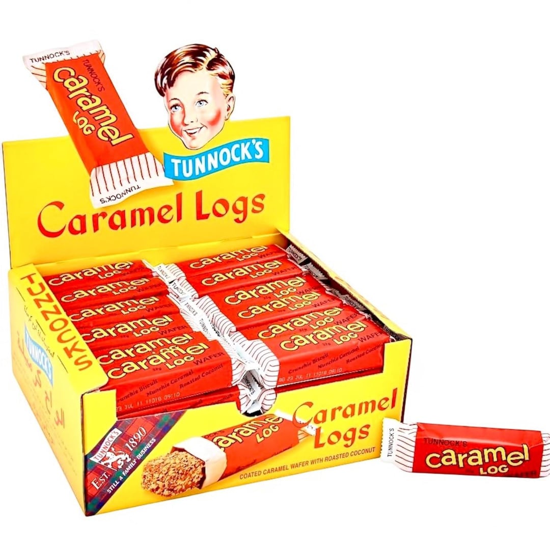 48 Count Tunnock's Caramel Logs: Scottish Wafer Biscuit Bars - Etsy