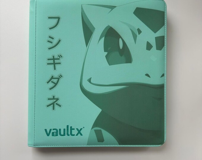 Pokemon Custom Bulbasaur Vault X Binder (12 Pocket, 480 Side-loading Slots) - Etsy