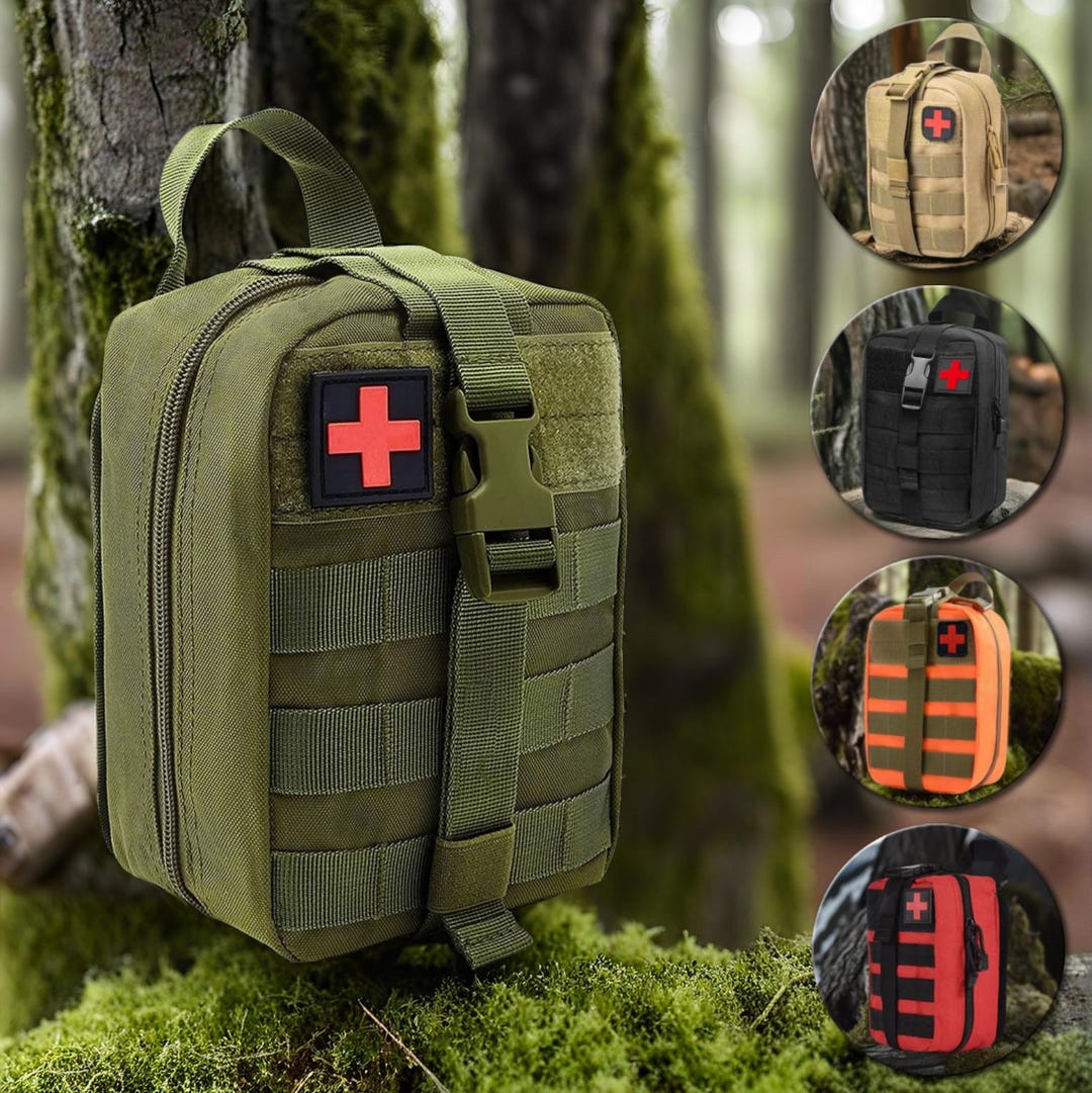 First Aid Kit, Military Tactical Medical Bag, Belt Pouch, First Aid Bag ...
