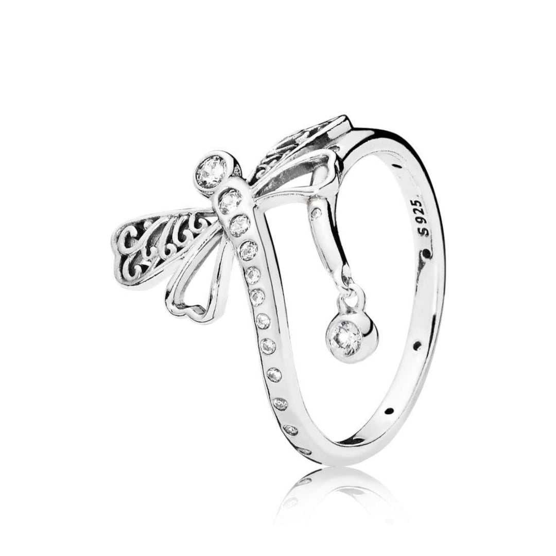 Pandora Silver Dreamy Dragonfly Ring S925 Ale - Etsy