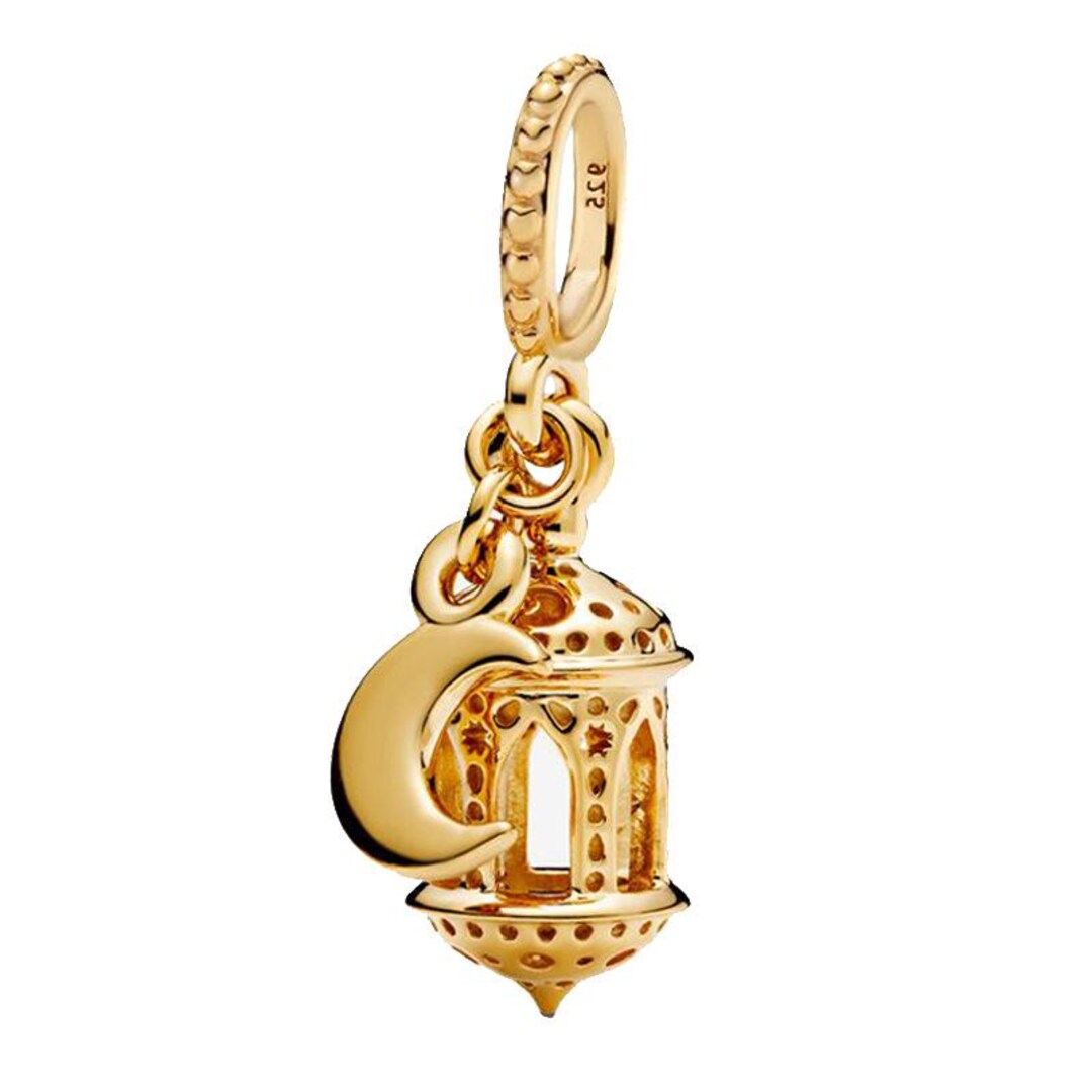 Pandora ALE 925 Arabian Lantern Dangle Charm Gold Plated - Etsy