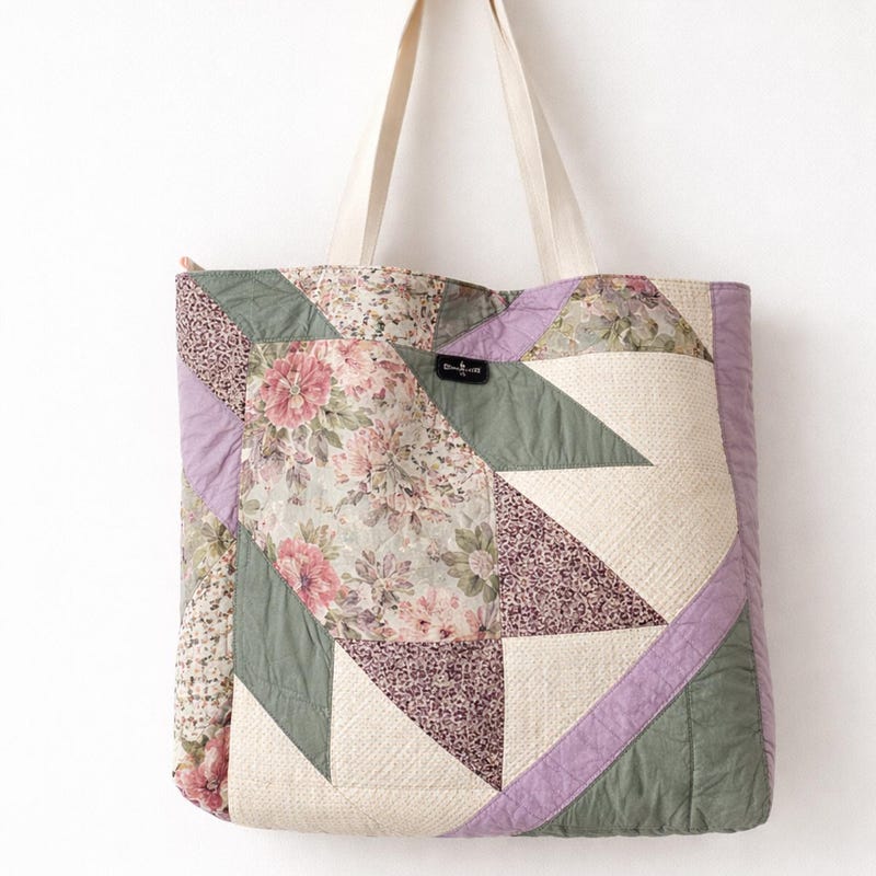 Tote Upcycled Quilt - Etsy