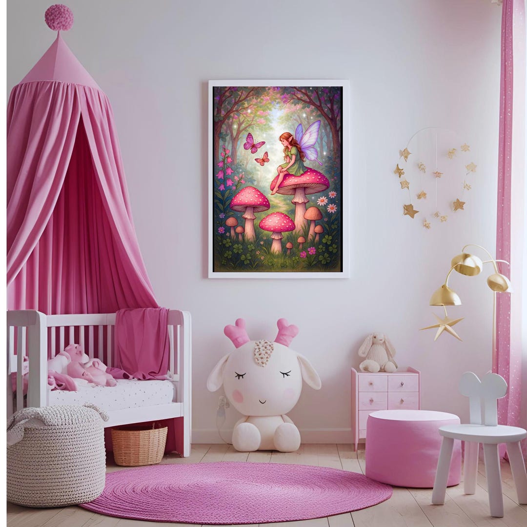 Fairy Wall Art A3 Digital Download - Fantasy Poster - Fairycore Decor ...