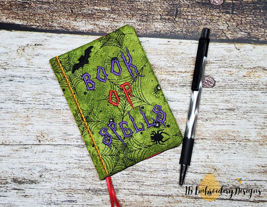 ITH Mini Composition Book Cover HALLOWEEN Themed-lined-in the Hoop ...