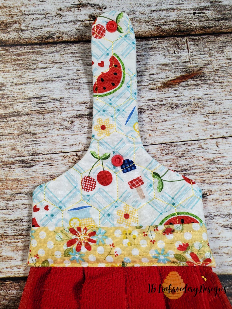 ITH Towel Topper - in the Hoop Machine Embroidery Hexagon Quilting ...