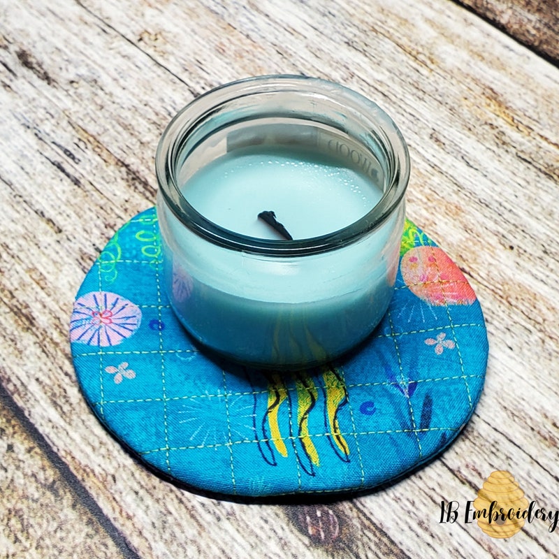 Quilted Candle Mat - Etsy UK