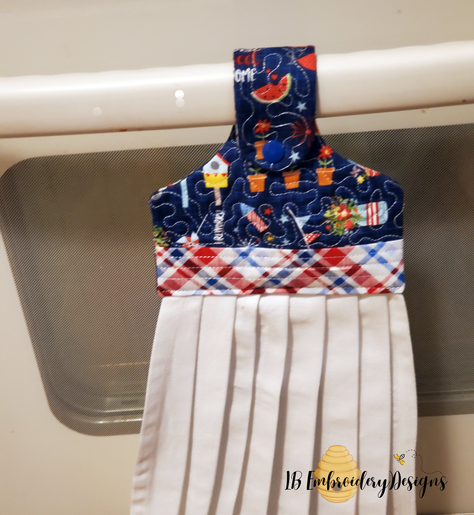 ITH Towel Topper in the Hoop Machine Embroidery Stipple - Etsy