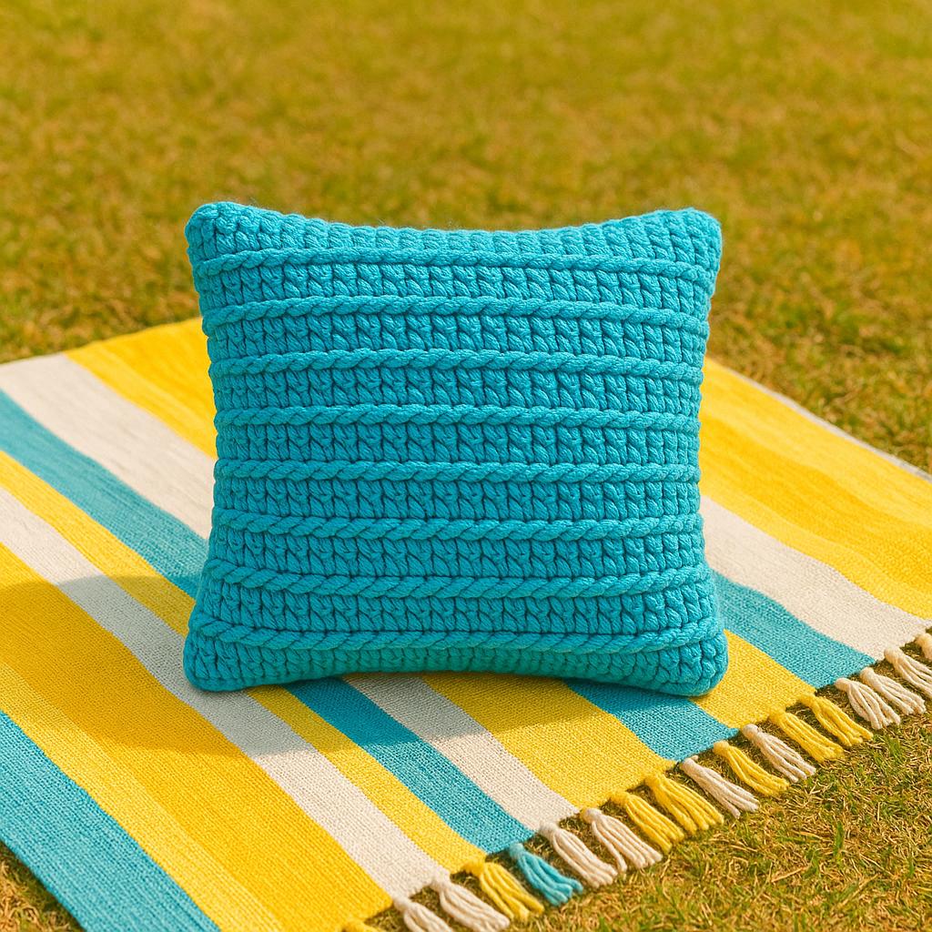 Chunky Crochet Cushion Cover Pattern: Beginner-friendly (PDF Download ...