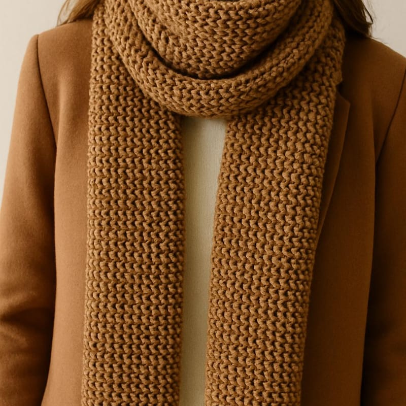 Knit Hooded Scarf Worsted - Etsy