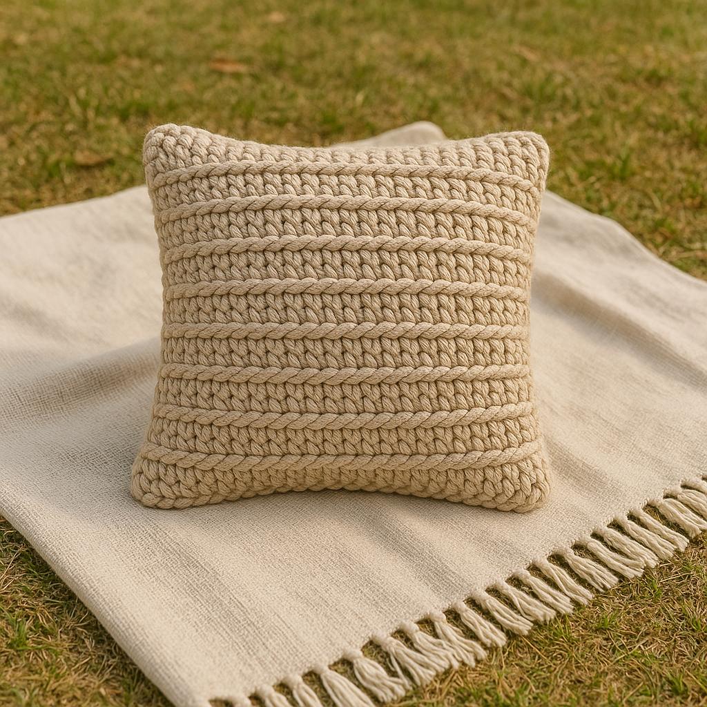 Chunky Crochet Cushion Cover Pattern: Beginner-friendly (PDF Download ...