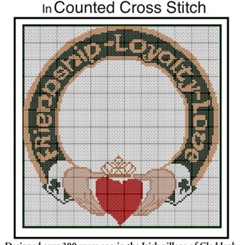 Claddagh Irish Celtic Cross Stitch Pattern Instant | Etsy