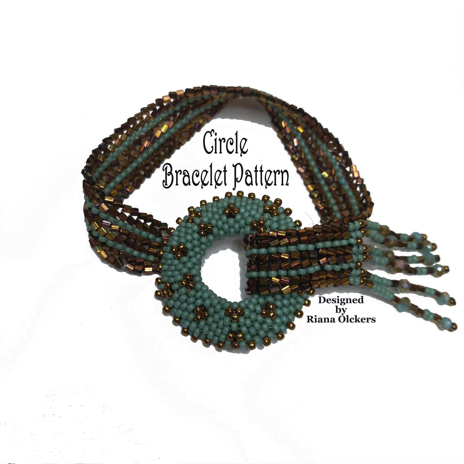 Peyote Stitch Bracelet Tutorial ; Circle Bracelet Pattern; Circular Peyote Stitch Bracelet ...